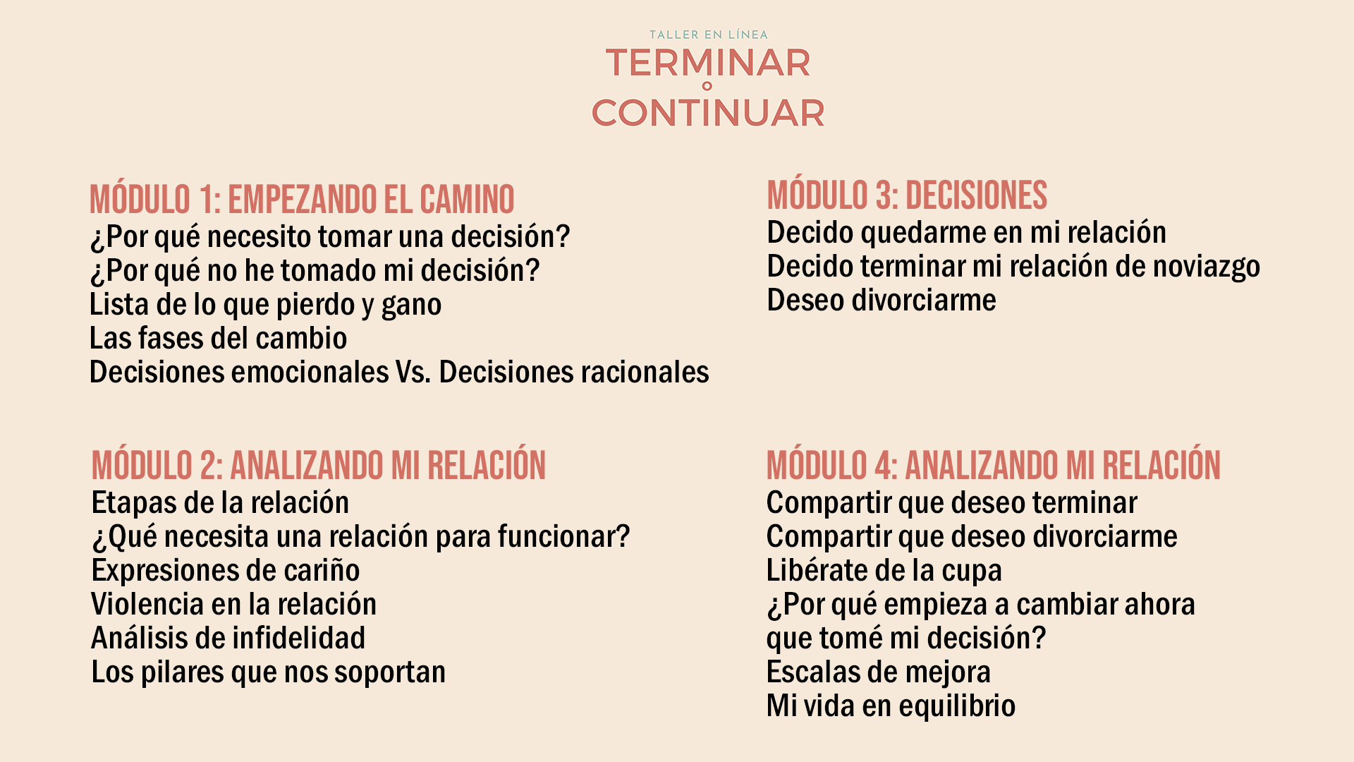 ¿Terminar o continuar? – Roberto Rocha